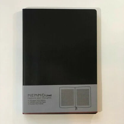 MEMMO Notebook A5, Black – mag nation